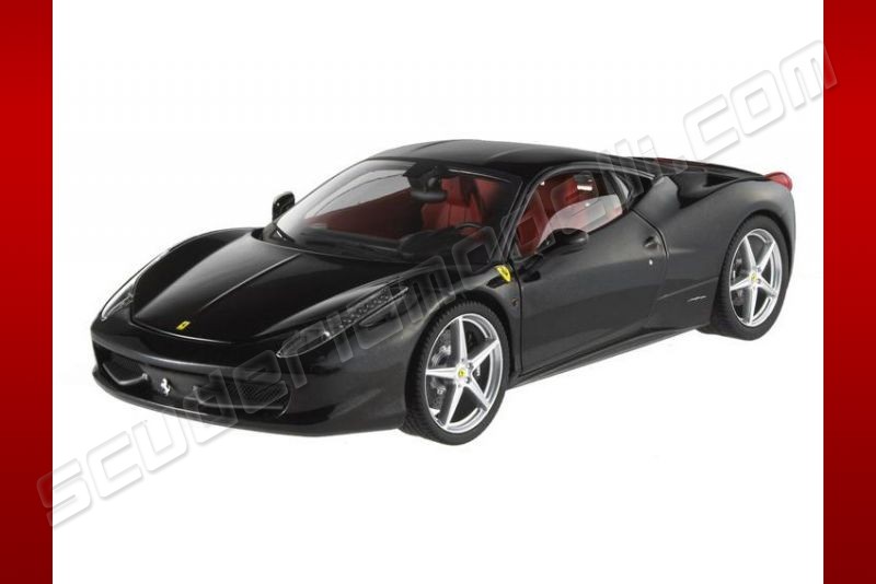 Mattel / Hot Wheels 2010 Ferrari Ferrari 458 ITALIA - BLACK METALLIC ...