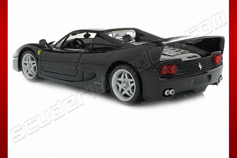 Mattel / Hot Wheels 1996 Ferrari Ferrari F50 Hard-Top - BLACK - Black