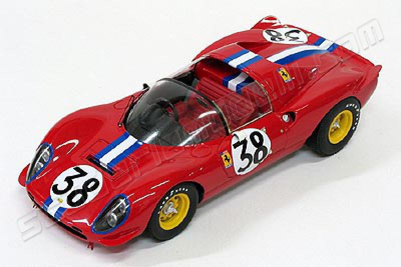 MG Model 1966 Ferrari Ferrari Dino 206 S Spider - #38 - Red